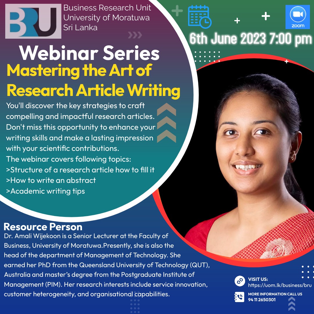 Webinars | University of Moratuwa